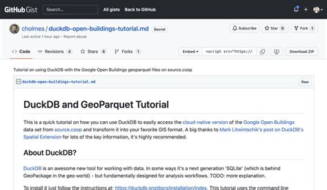 Matt Forrest On Linkedin Gis Moderngis Spatialsql Duckdb Geospatial Geoparquet