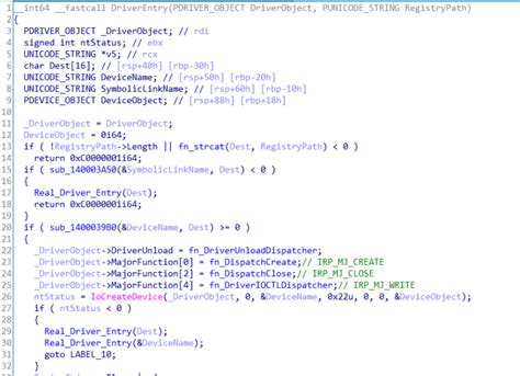reversing xigncode3 driver part 1 identifying the driver entry