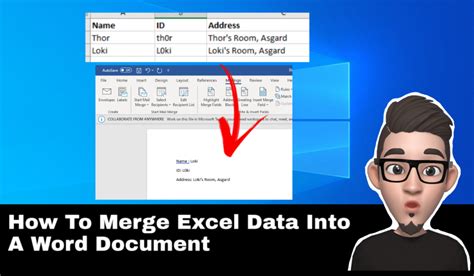 How To Merge Excel Data Into A Word Document Using Mail Merge Geekzag
