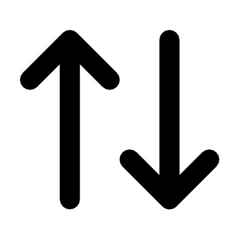 arrow up arrow down vector svg icon svg repo