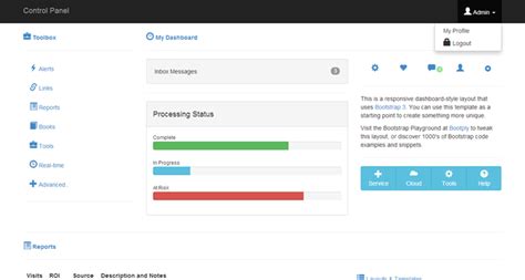 10款免费bootstrap后台模板演示及下载 老左笔记