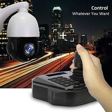 Leftek Onvif 4d Joystick Ip Ptz Controller Network Keyboard With Lcd Display For High Speed Ptz
