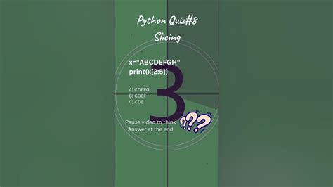 Pythonquiz8 Can You Crack This Quiz Youtube