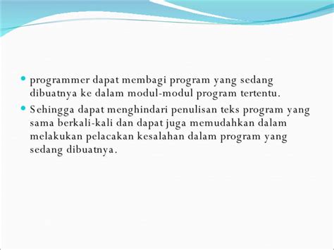 Pemrograman Modular Ppt