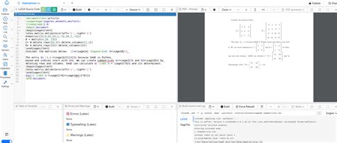 Matrices A Function To Extract A Submatrix From A Matrix Tex