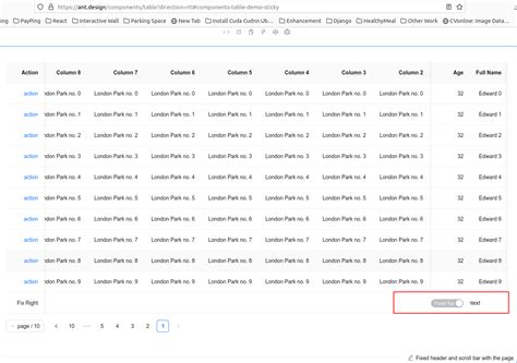 Table Fix Fixed Summary Alignment In Rtl Mode · Issue 41070 · Ant