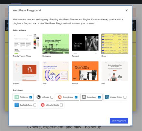build in browser wordpress experiences with wordpress playground and