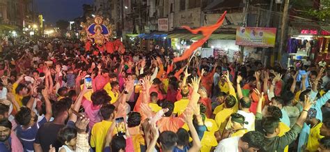 Video बप्पा को विदाई देने उमड़ा शहर Video City Gathered To Bid Farewell To Bappa Patrika News