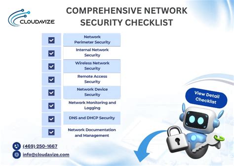 Free Network Security Checklist Template Cloudavize