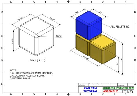Basic Assembly In Autodesk Inventor 2023 Autodesk Inventor Inventor Autodesk