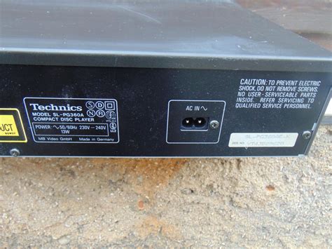 CD přehrávač Technics SL PG A Aukro