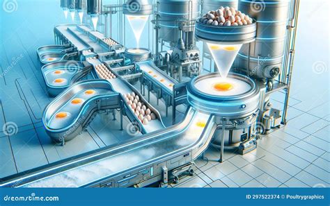 Modern Futuristic Poultry Farm Automation Efficient Robotic Technology