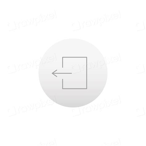 Vector Of Exit Door Icon Premium Vector Rawpixel