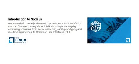 คอร์สออนไลน์ฟรี Nodejs จาก The Linux Foundation Techtalkthai Training