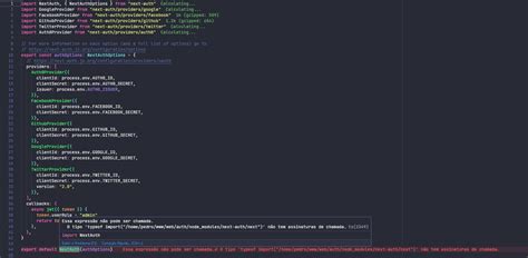 Typing Error Nextauth · Issue 8080 · Nextauthjsnext Auth · Github