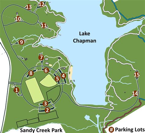 Parking Information Sandy Creek Park Athens Clarke County Ga