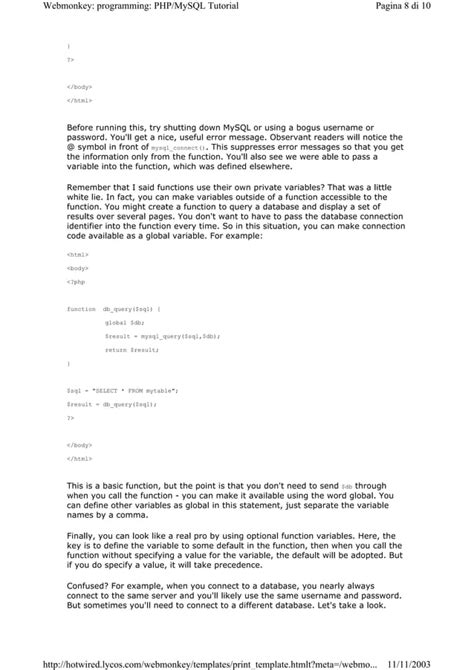 Php Mysql Tutorial Part 3 Pdf