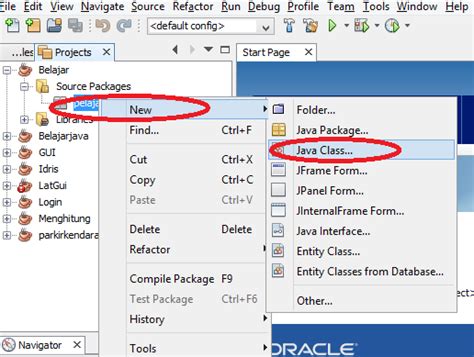 Program Mahasiswa Unpam Membuat Project Dan Class Baru Dengan Netbeans
