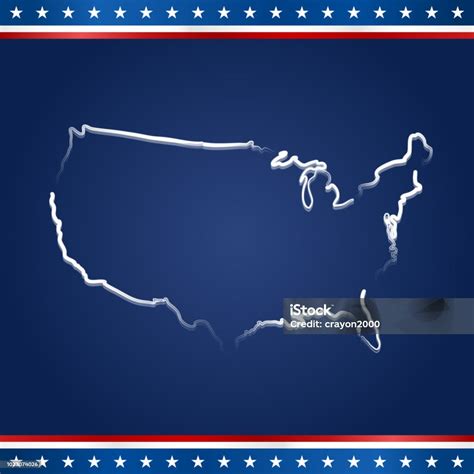 성조기 배경 미국 낙서 지도 0명에 대한 스톡 벡터 아트 및 기타 이미지 0명 3차원 형태 국기 Istock