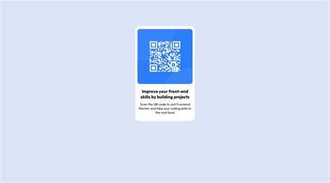 Frontend Mentor Qr Code Component Using Css Box Model Coding