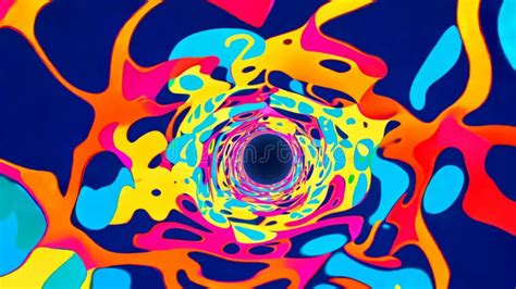 A Mesmerizing Abstract Vortex Features Swirling Colors And Dynamic Patterns Creating An