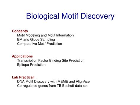 Ppt Biological Motif Discovery Powerpoint Presentation Free Download