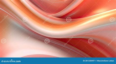 Multi Colored Wave Pattern Textured Background With Abstract Curves