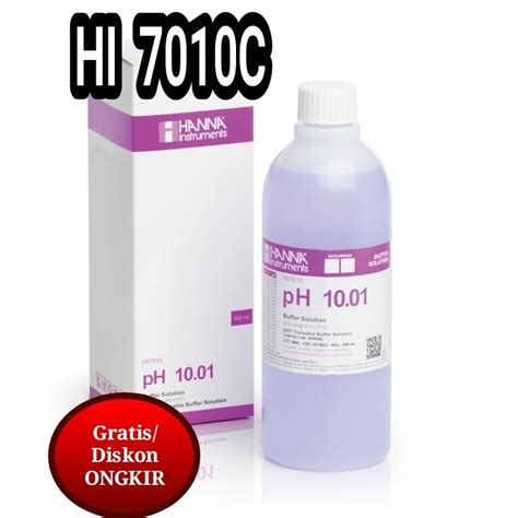 Jual Hi 7010c Ph 10 01 Calibration Solution 500 Ml Hi7010c Shopee Indonesia