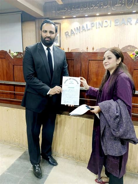 Bushra Saleem Khan Lutfi Adv On Linkedin Rawalpindi Bar