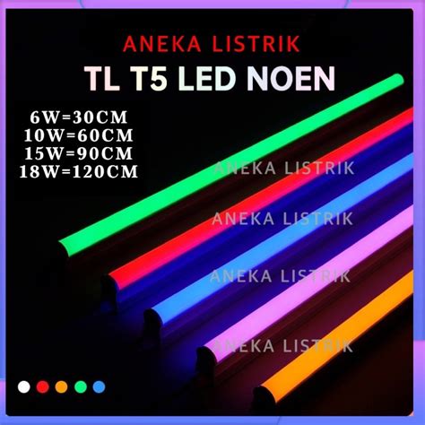 Jual Lampu Tl Neon T Led W Tube Warna Warni Lampu Neon Led Shopee Indonesia