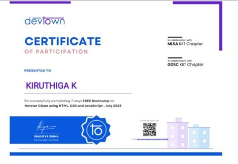 Kiruthiga K On Linkedin Connections Devtown Html Css Jss