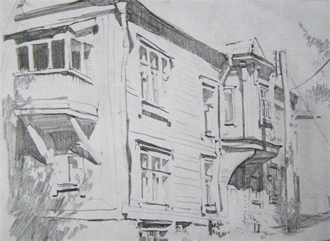 Архитектурная зарисовка графика