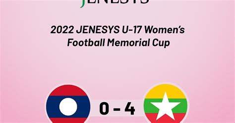 ဂျပန်ကို ၄ ဂိုးပြတ်ရှုံးနိမ့်ခဲ့ရသည့် မြန်မာအမျိုးသမီး ယူ ၁၇ အသင်း က လာအိုအသင်း ကို ၄ ဝ ဂိုးဖ