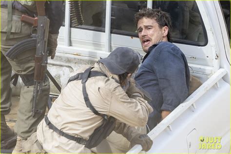 Aaron Taylor Johnson And Theo James Film Intense Action Scene For Fuze