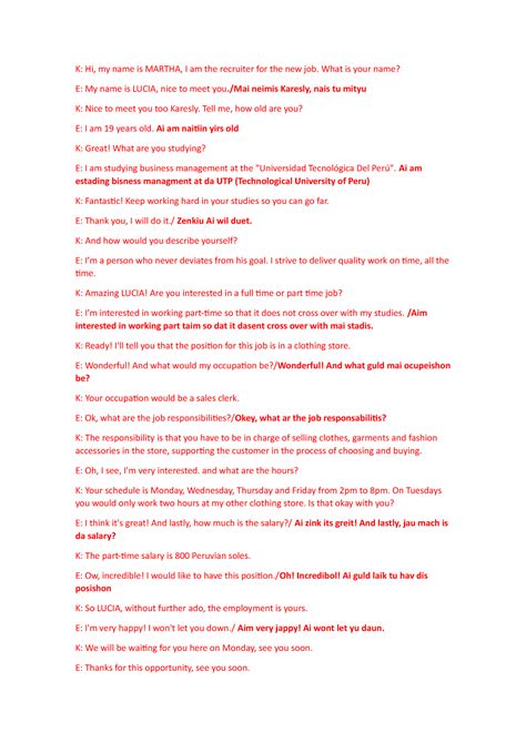 AC S11 Week 11 Task Assignment Working At A Shop K Hi My Name Is MARTHA I Am The