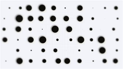 Trendy Abstract Motion Background Animation With Gently Moving Black Dots On A Grid Pattern