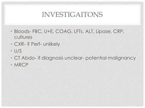 Ascending Cholangitis Management Pptx Digestive Disorders