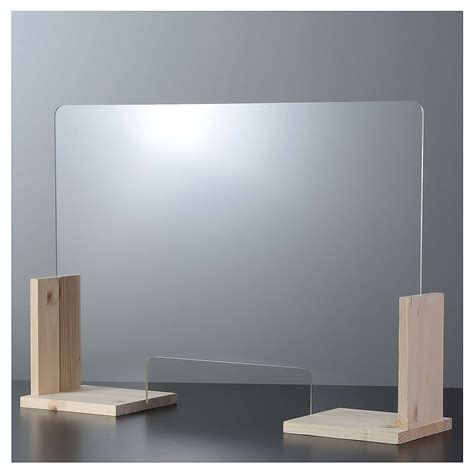 Plexiglass Screen Wood Line H 50x70 Cm Cutout Window H 8x32 Online