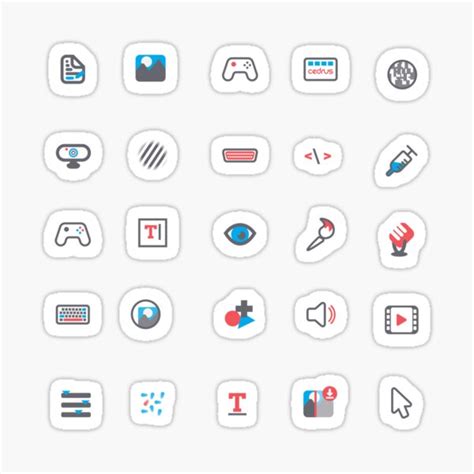 PsychoPy Components Tiled Sticker For Sale By Ost Ltd Redbubble