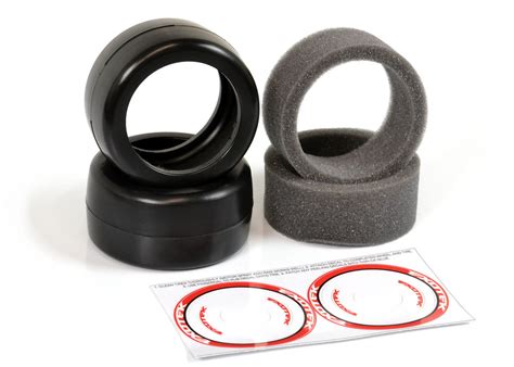 Exo2194 Exotek F1 1 10 Rubber Tires V2 Front 38x Double Red Medium