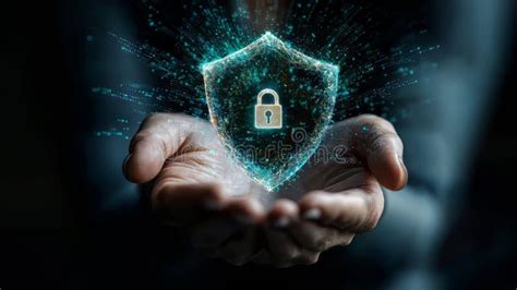 A Strong Guardian In Cybersecurity Protecting Data With A Shield And Lock For Ultimate Privacy