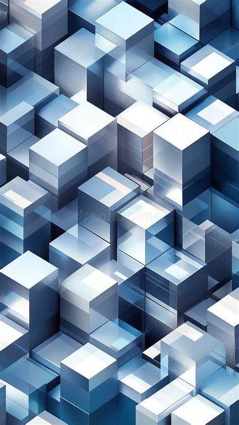 Isometric Cubes A Three Dimensional Pattern Of Interlocking Cubes Creating A Dynamic Geometric