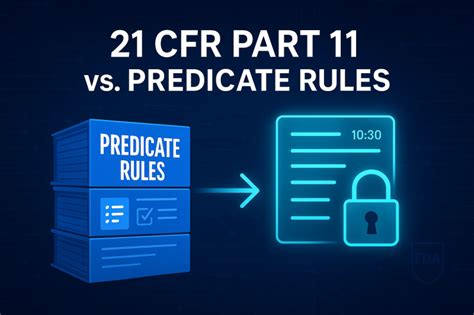 Niall Orourke On Linkedin 21 Cfr Part 11 Vs Predicate Rules