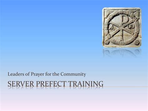 Server Prefect Training Updated 113018 Ppt