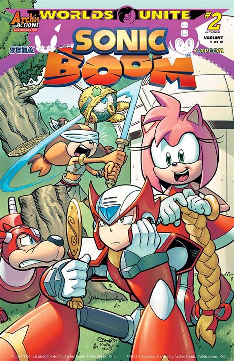 Sega And Capcom Join Archie Comics Sonicmega Man Crossover Event