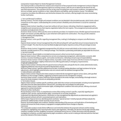 Compare Contracts Bid Analysis Freelancer