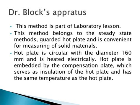 Determination Of Thermal Conductivity Pptx Physics Science