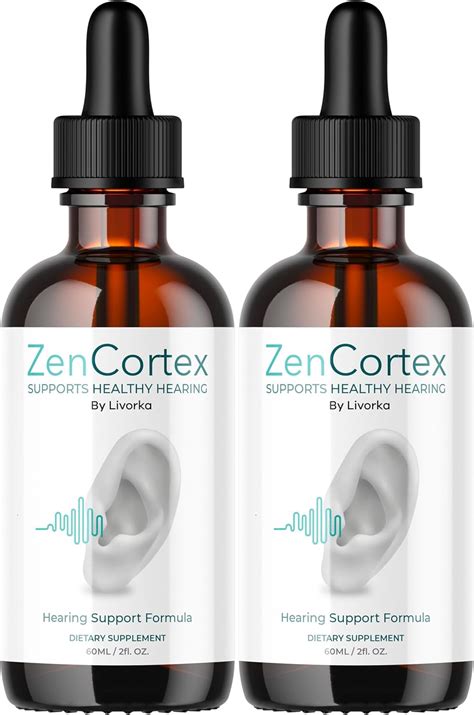 2 Pack Zencortex Zen Cortex Ear Drops Zencortex 2 Bottle For 60