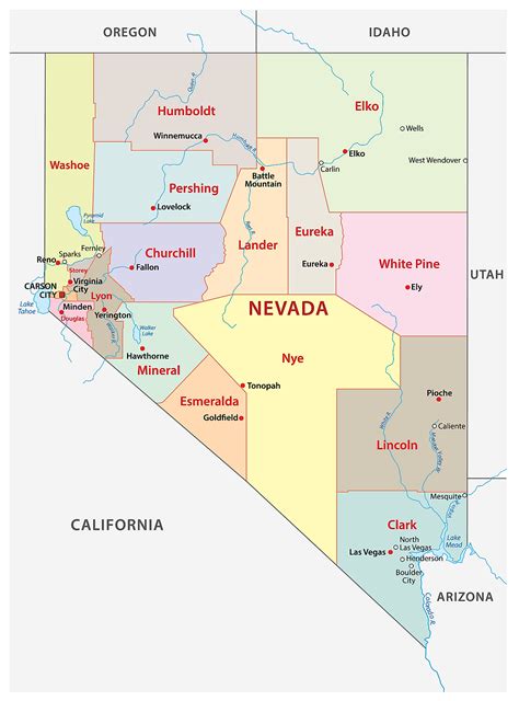 Mapas De Nevada Atlas Del Mundo