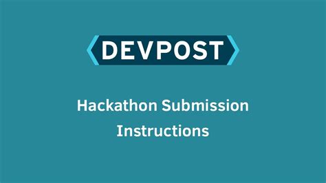 How To Enter A Devpost Hackathon Youtube